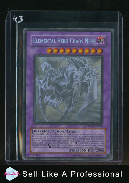 ELEMENTAL HERO CHAOS Neos Yu-Gi-Oh! Kazuki 1996 Glas-En036 EUR 4,50 - PicClick DE