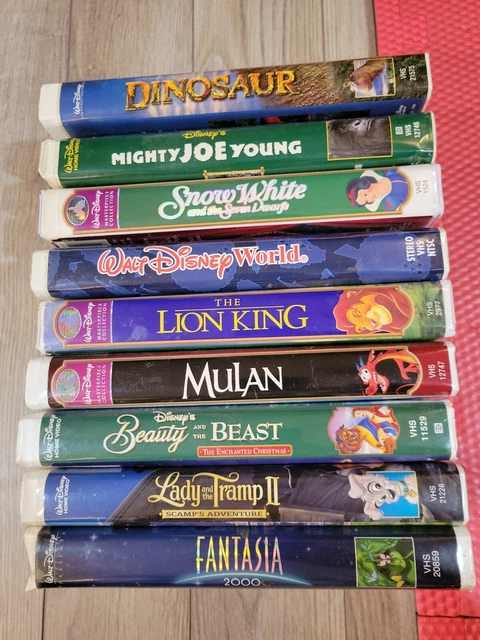 Disney Vhs Tapes Sold As Lot £2831 Picclick Uk