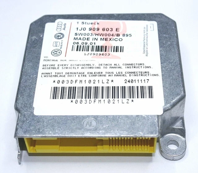 NEW VW POLO 6N 1995-2000 front airbag control unit module SRS ECU ...