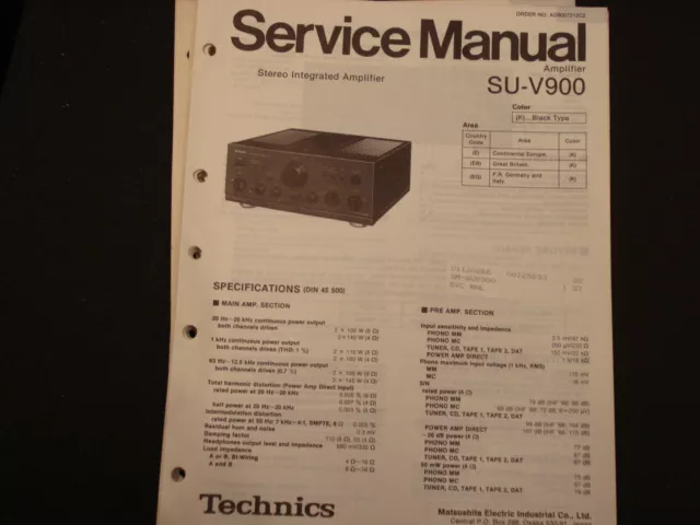 SCHEMA ELETTRICO MANUALE di servizio originale Technics SB-CS60 EUR 12 ... SCHEMA ELETTRICO MANUALE di servizio originale Technics SB-CS60 EUR 12 ...