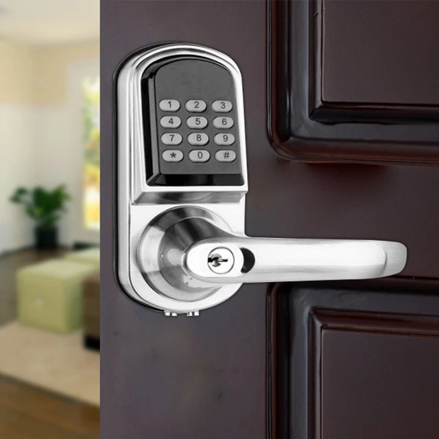 ELECTRONIC SMART DIGITAL Door Lock Password Keyless Keypad Security ...