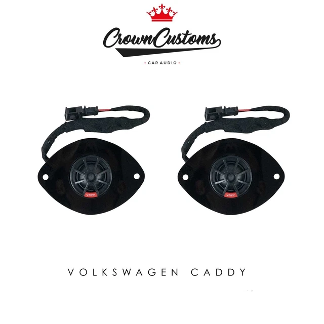 VW CADDY TWEETER Upgrade Vibe 200 Watts Plug And Play Speaker Car Audio ...