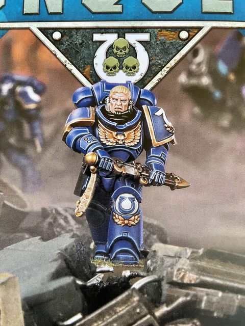 WARHAMMER 40K SPACE Marine Lieutenant Calsius Limited edition Games ...