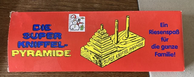 DIE SUPER KNIFFEL Pyramide Spiel aus Holz EUR 15,00 - PicClick DE