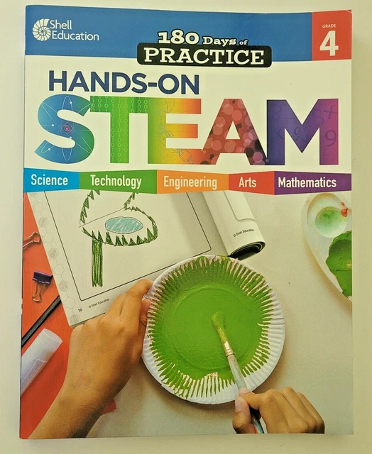 180 DAYS HANDS-ON Steam GRADE 4 Workbook Science Tech Art Math ...