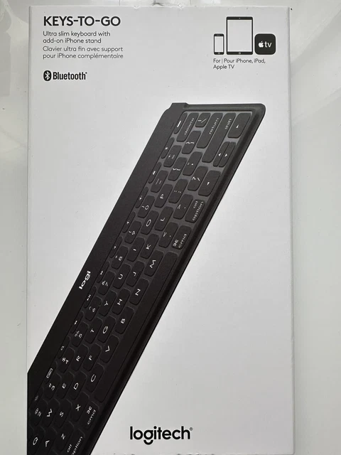 LOGITECH KEYS-TO-GO PORTABLE Bluetooth Keyboard - Black (Free Postage) $84.99 - PicClick AU