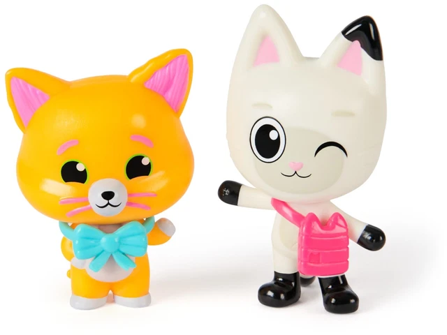 GABBY'S DOLLHOUSE: THE Movie, Pandy Paws & Chumsley Toy Figures with 2 ...