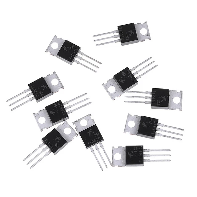 10X TIP41C TIP41 NPN transistor TO-220 new and high quality N WF-vd $17.62 - PicClick AU