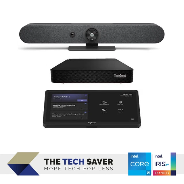 LOGITECH TAP + Rally Bar + Lenovo ThinkSmart, 4K Camera, 10.1" Touch ...