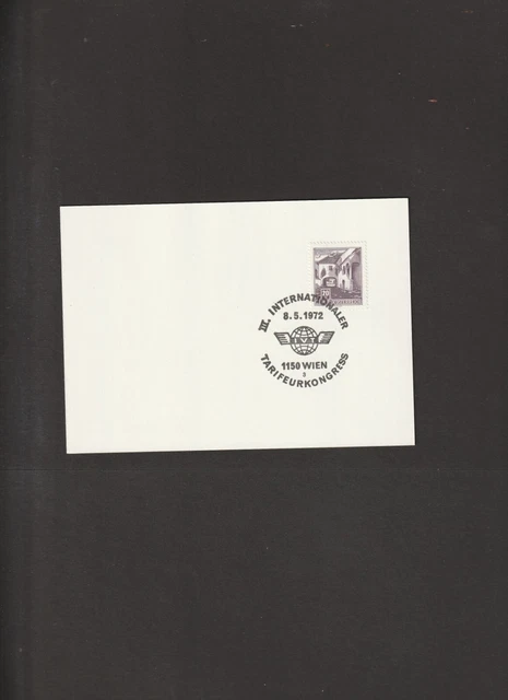 ÖSTERREICH-BELEG MIT SONDERSTEMPEL " III. Intern. TARIFEURKONGRESS 8.5. ...