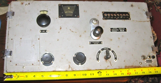 WWII GERMAN KRIEGSMARINE Long Range Radio Enigma Machine U-Boat ...