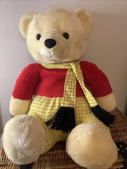 EXTRA LARGE XL Vintage Rupert The Bear 24” Plush Soft Toy Collectors £ ...