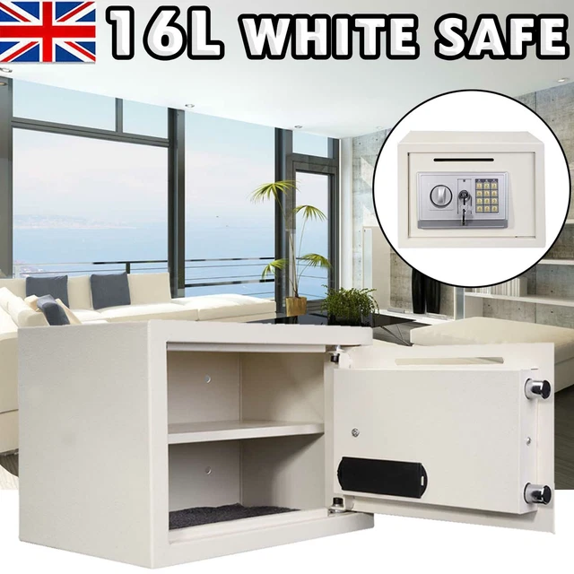 16L DIGITAL STEEL Safe Electronic Security Home Office Money Cash ...