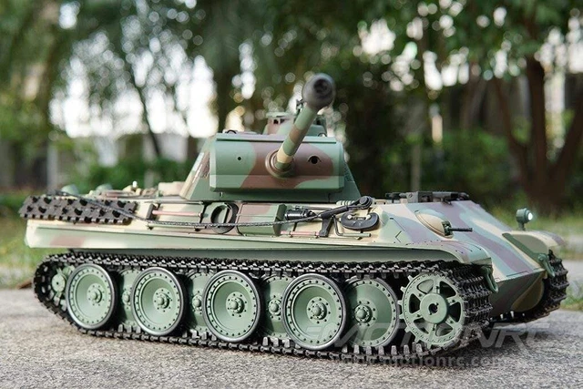 RC TANK BB Heng long 1:16 Panther G Tiger Model Radio Control IR Smoke ...