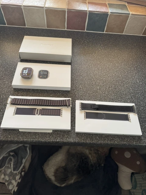 APPLE WATCH ULTRA 2 Titanium Indigo Alpine Loop S - Modello A2986 con ...