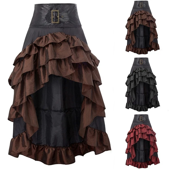 JUPE OURLET irr gulier gothique punk vapeur vintage victorienne pour ...