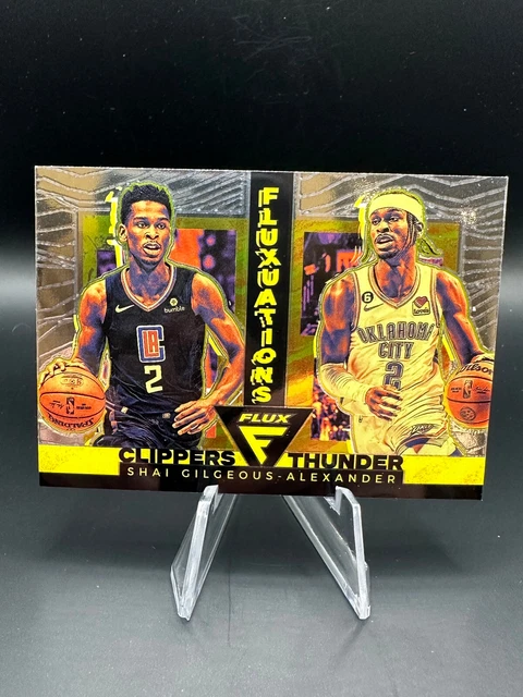 22-2023 PANINI FLUX Shai Gilgeous-Alexander Fluxuations #15 SGA OKC ...