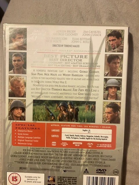 THIN RED LINE DVD Pre Owned £2.14 - PicClick UK