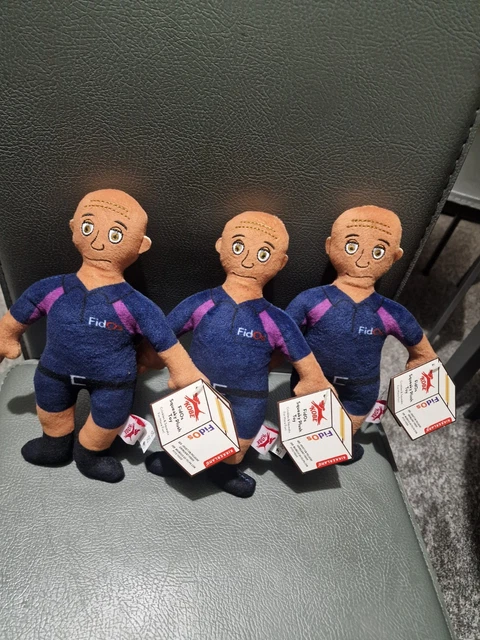 3X KOBE FIDOS Squeeky Plush Toy £31.89 - PicClick UK