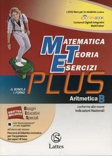 MATEMATICA TEORIA ESERCIZI Plus-Aritmetica B + Cd + Quaderno ...