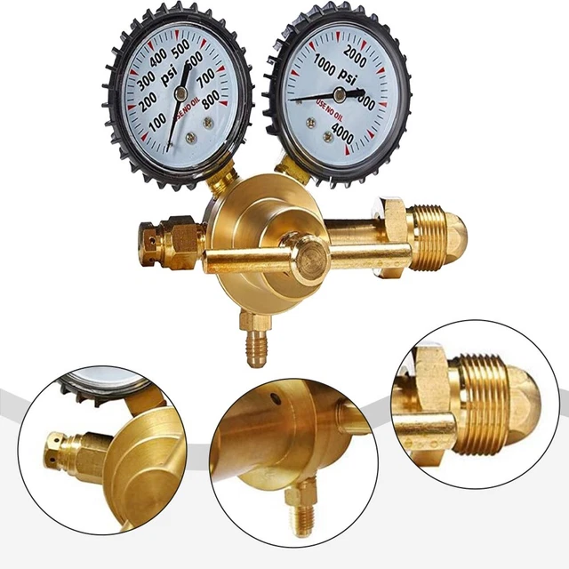 CGA580 NITROGEN VALVE Safety Valve Spring-adjusted 800psi Pressure ...
