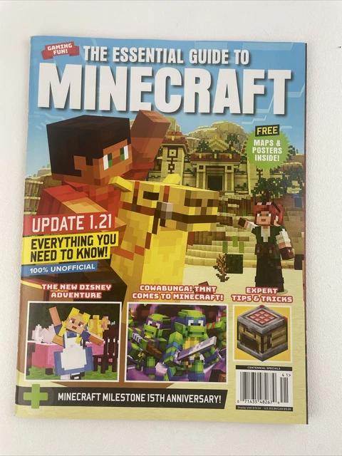 THE ESSENTIAL GUIDE to Minecraft Magazine, Maps & Posters & More 2023 ...