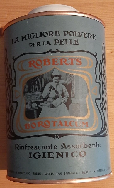 SCATOLA LATTA BOROTALCO Robertsd'epoca. VINTAGE BEN CONSERVATA EUR 19 ...