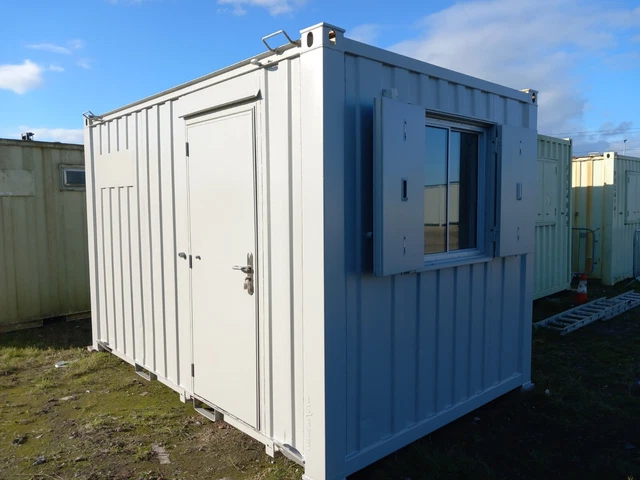 12FT X 8FT Anti Vandal Office Portable Building Steel Container Office ...