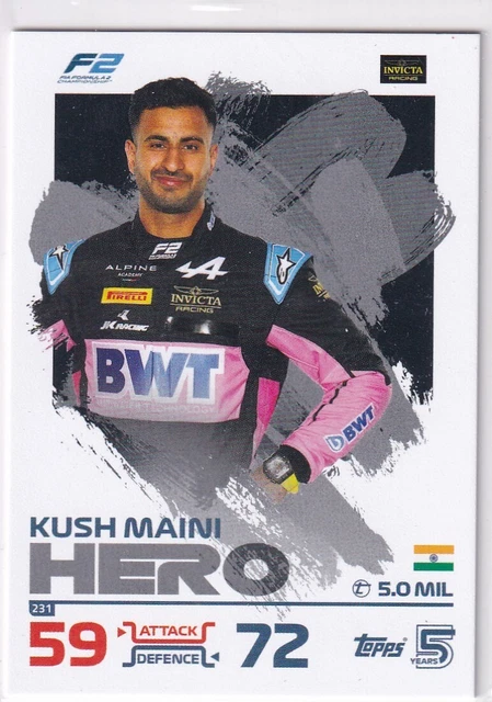 TOPPS F1 TURBO Attax 2024 Formula 1 n. 231 Kush Mani Hero EUR 1,00 - PicClick IT