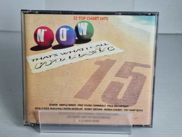 NOW THAT'S WHAT I Call Music 15 Fat Box Original 32 Track 2 CD 1989 NO ...