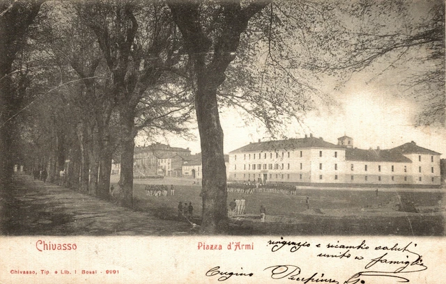 CHIVASSO, TORINO - Piazza d'Armi - Militari - VG - #084 EUR 10,00 ...