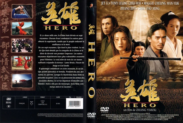 DVD - HERO - Jet Li, Donnie Yen, Tony Leung Chiu-Wai, Zhang Yimou EUR 3 ...