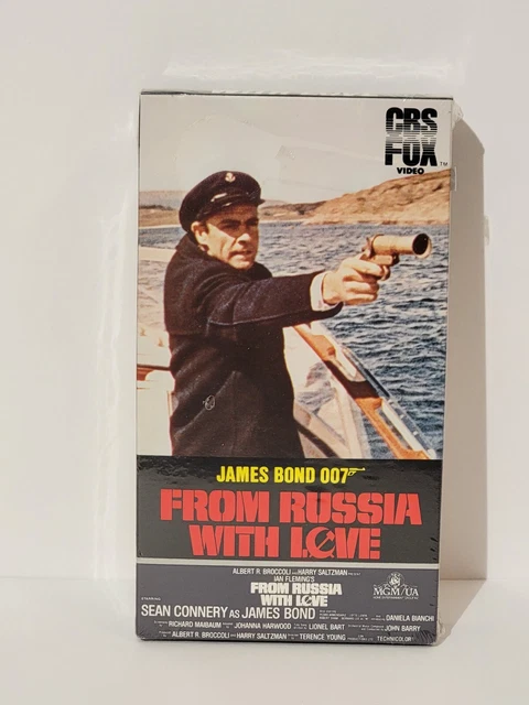 FROM RUSSIA WITH Love VHS, James Bond 007, Sean Connery Factory Sealed ...