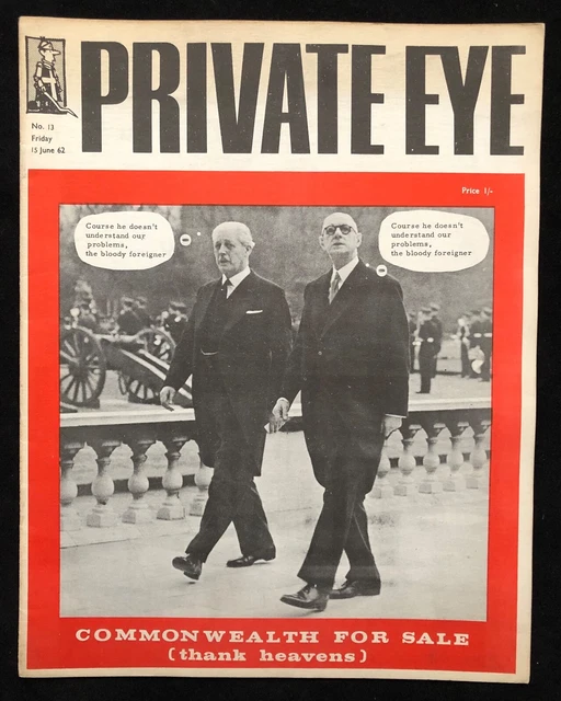 PRIVATE EYE MAGAZINE - Volume 1 Issue 13 - June 1962 £45.00 - PicClick UK