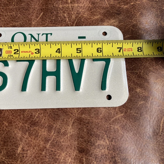ONTARIO OFF ROAD License Plate. Canada 🇨🇦 Canadian ATV Tag MINT # 67 HV ...