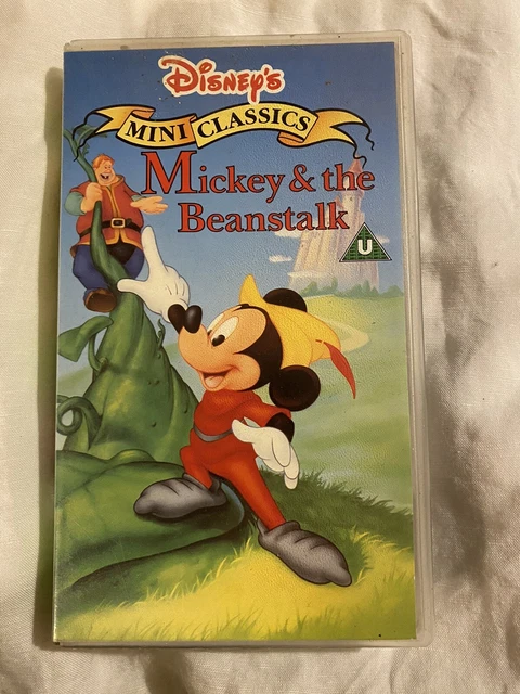 Disney Mini Classics Mickey And Beanstalk Vhs Video Tape Goofy Buy 2 Get 5079