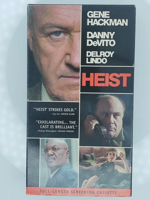 HEIST (VHS, 2002) Screener - Danny DeVito, Gene hackman, free shipping ...