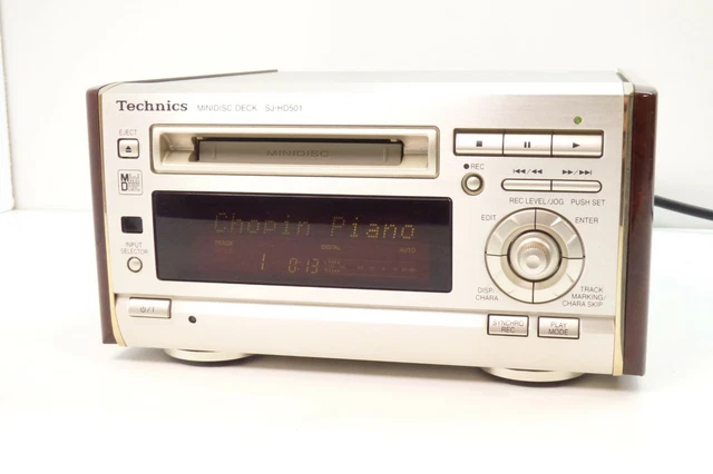LECTEUR / ENREGISTREUR mini-disque TECHNICS SJ-HD501 RARE - taille mini ...