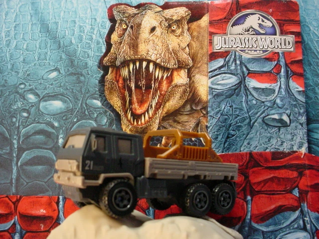 JURASSIC WORLD ALL-TERRAIN Fleet OFF-ROAD RESCUE RIG Gray loose ...