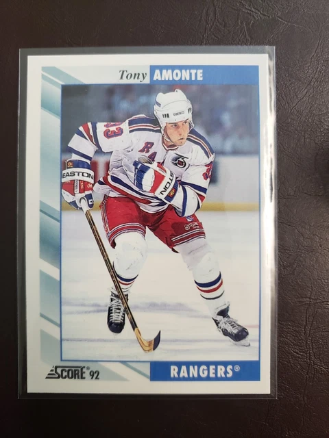 1992 TONY AMONTE Score Hockey New York Rangers EUR 2,22 - PicClick FR