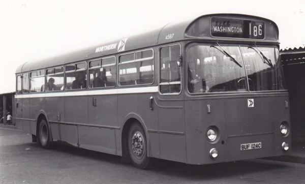 BUS PHOTO NORTHERN General Ex Southdown Leyland Leopard BUF 124C Route ...