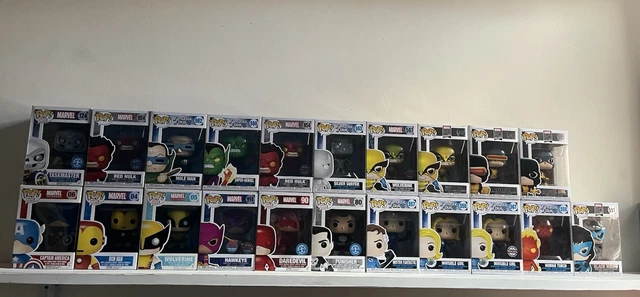 MARVEL FUNKO POP Bundle 15 Unboxed Figures (Iron Man, Thor, Captain ...