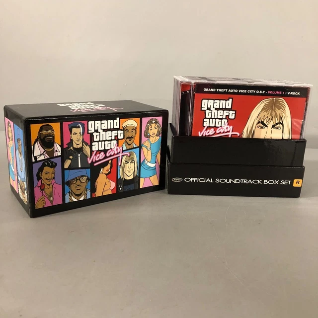 GRAND THEFT AUTO Vice City Official Soundtrack CD Box Set Sony Music ...