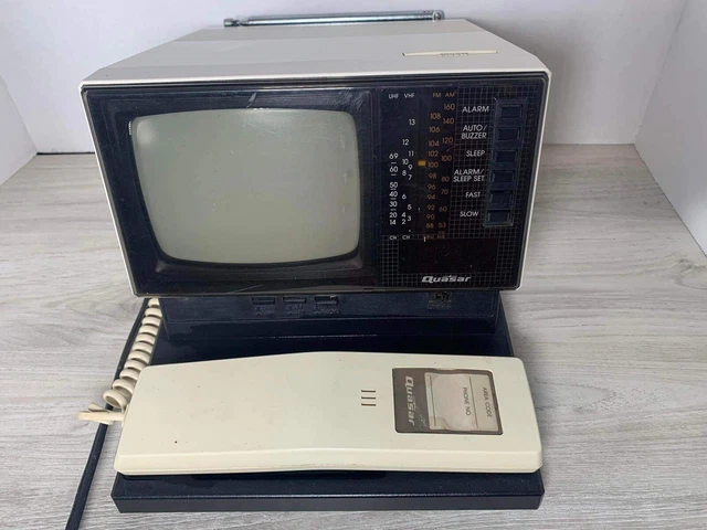 VINTAGE QUASAR AP1495YH Phone TV Radio Alarm Clock 1985 PARTS/REPAIR £ ...