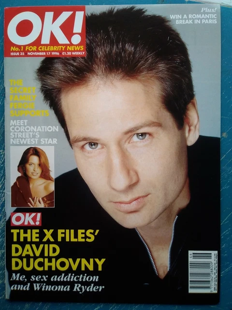 X Files Tina Hobley Uk Ok Magazine 1996 Early Cover Mint £595 Picclick Uk