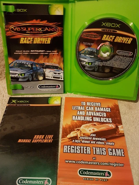 V8 SUPERCARS AUSTRALIA, Race Driver - Original Xbox Game inc. Manuals ...