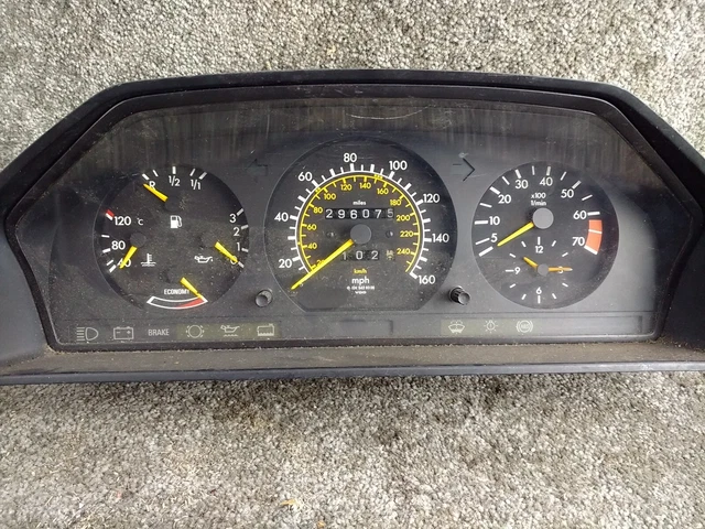 MERCEDES W124 E Class Instrument Cluster Speedo Speedometer 1245407948 ...