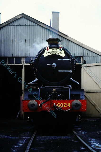 35MM RAILWAY SLIDE GWR Steam Locomotive 6024 King Edward (refH06) £2.70 ...