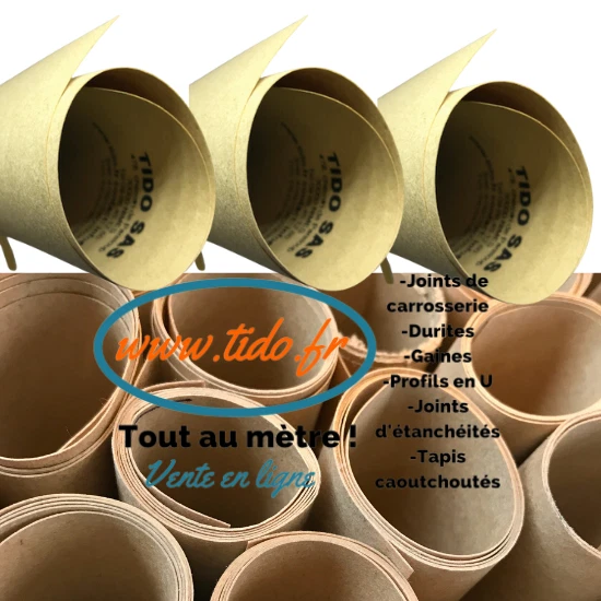 FEUILLE DE PAPIER joint "indéchirable" de 0,2 à 2 mm ep pour joint ...