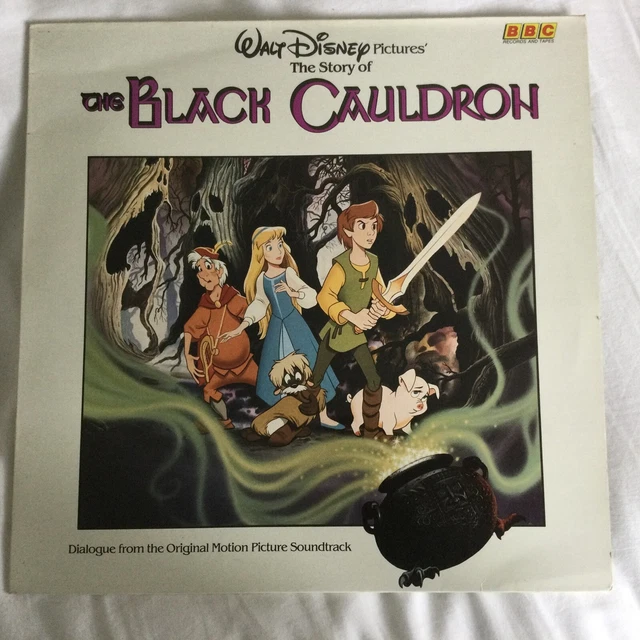 DISNEY THE STORY Of The Black Cauldron “ Ost Dialogue Lp 1985 A1 / B1 ...